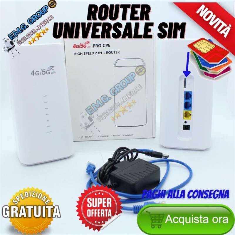 Modem router sim gsm universale - in vendita a Milano