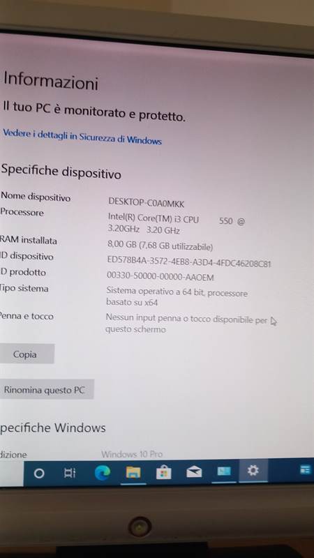 Pc gateway come nuovo I3 Intel 8 giga RAM - Pc a Grosseto